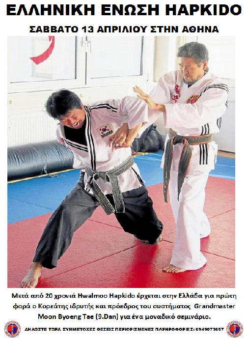 ΣΕΜΙΝΑΡΙΑ - ΝΕΑ :: COMBAT HAPKIDO TRAINING